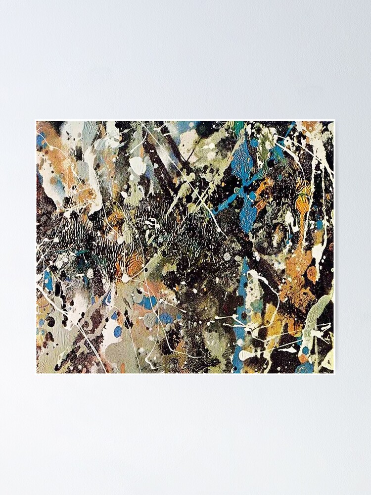 "Abstract Jackson Pollock Painting Original Art" Poster for Sale by ...
