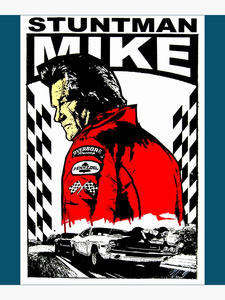 "stuntman mike stuntman mike35" Poster for Sale by Popcultu | Redbubble