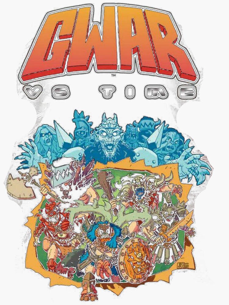 "gwar band" Sticker for Sale by dusunlame | Redbubble
