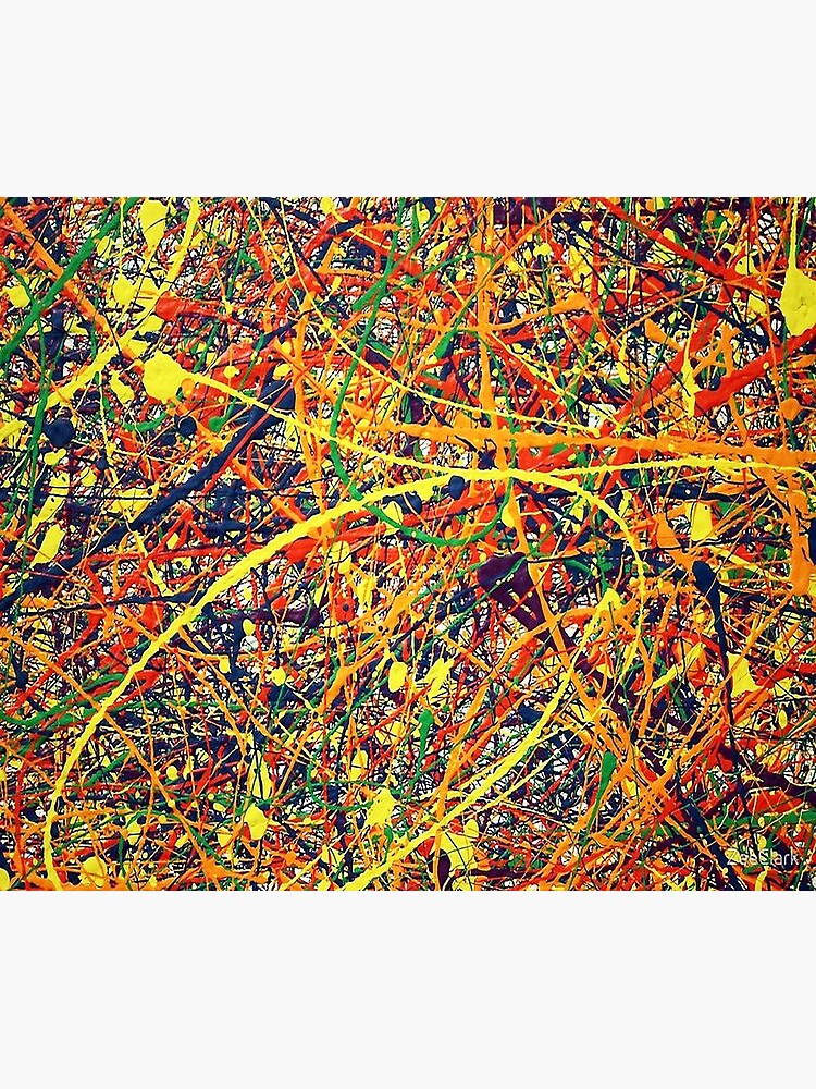 "Abstract Jackson Pollock Painting Original Art" Poster for Sale by ...