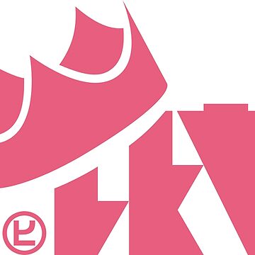 Pegatina for Sale con la obra «Enperry Crown Logo Pink» de arizone ...