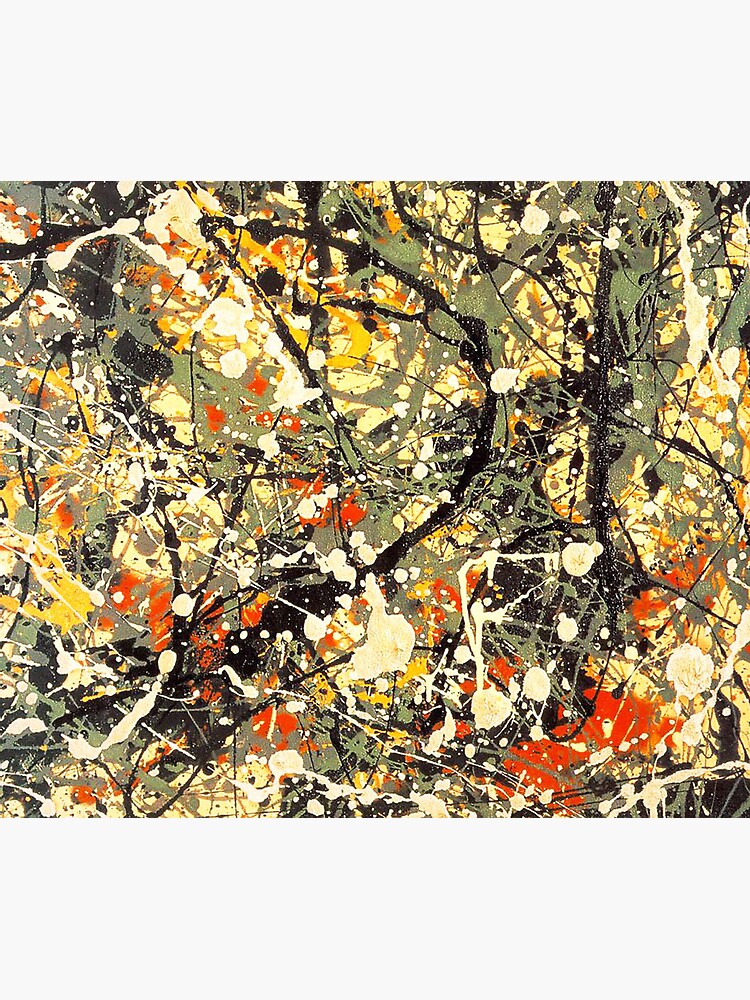 "Abstract Jackson Pollock Painting Original Art" Sticker for Sale by ...