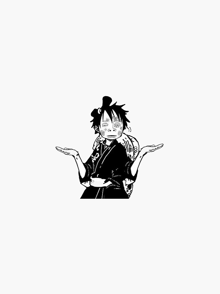 "Luffy One Piece Anime" Sticker for Sale by YabaiSticker | Redbubble