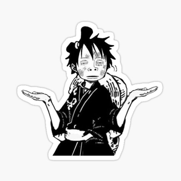 "Luffy One Piece Anime" Sticker for Sale by YabaiSticker | Redbubble