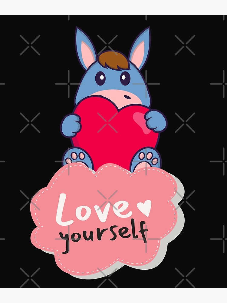 "Kawali Cute Animals Be Happy Cartoon" Poster for Sale by PerfectBlend ...