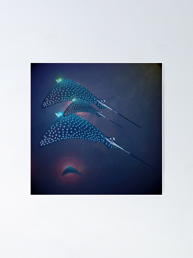 "Stringray Colony " Poster for Sale by headstock | Redbubble