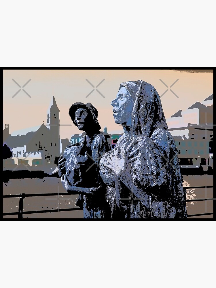 "Irish Famine Figures Dublin" Poster for Sale by Pictureitdesign ...