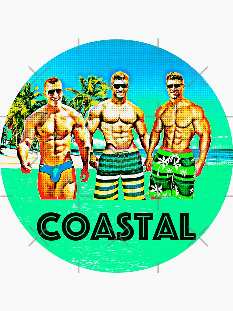 "COASTAL (Beach Pop Collection)" Sticker for Sale by LiverpoolStore ...