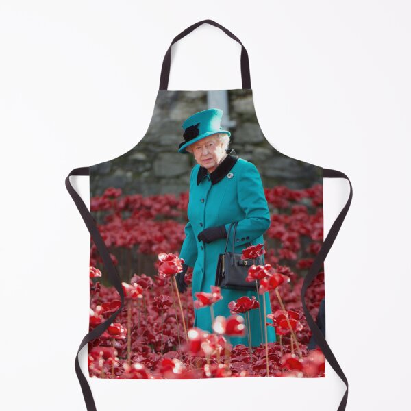 "HM Queen Elizabeth II London Professional Photo HD" Apron for Sale by ...