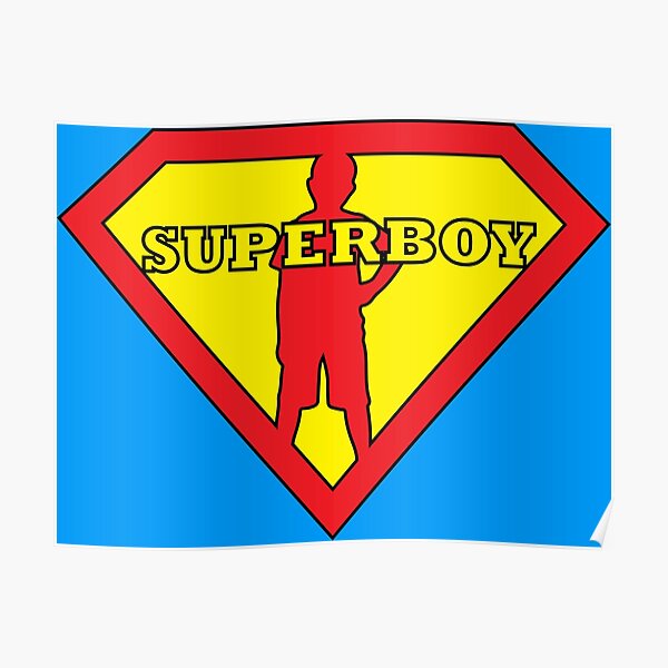 "Superboy" Poster for Sale by IrinDesign | Redbubble