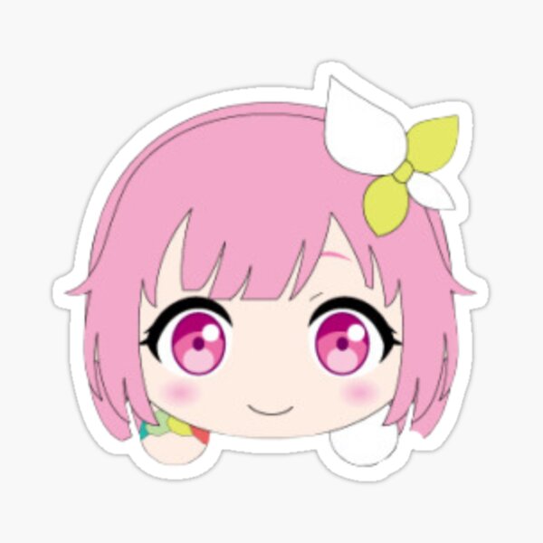 "Emu Otori chibi plushie" Sticker for Sale by Lauwuuh | Redbubble