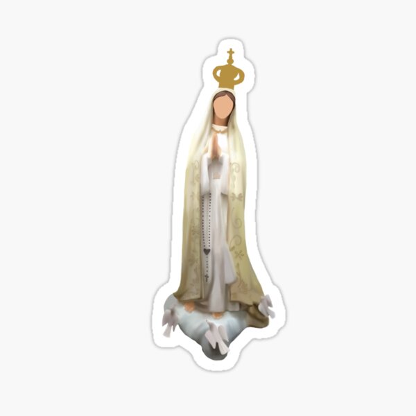 "Our Lady of Fatima" Sticker for Sale by gracefarrow | Redbubble