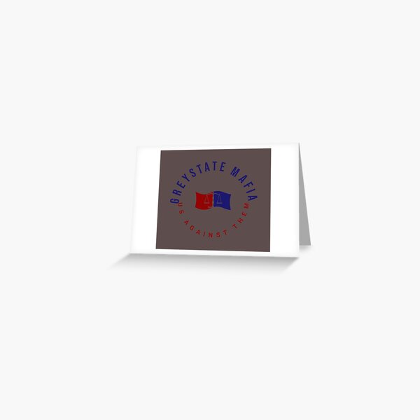 "MAFIA LOGO" Greeting Card for Sale by Grey-StateMafia | Redbubble