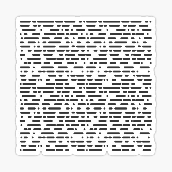 Pegatina «Patrón de líneas y puntos | Patrón simple y moderno.» de My ...