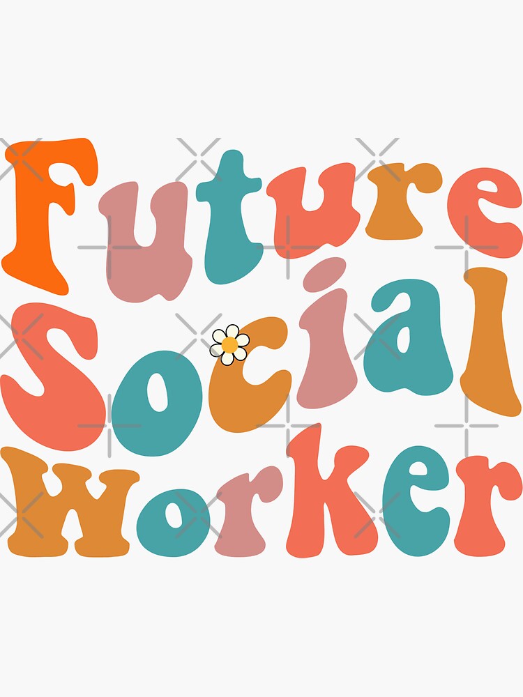 "Future Social Worker" Sticker for Sale by andro-designs | Redbubble