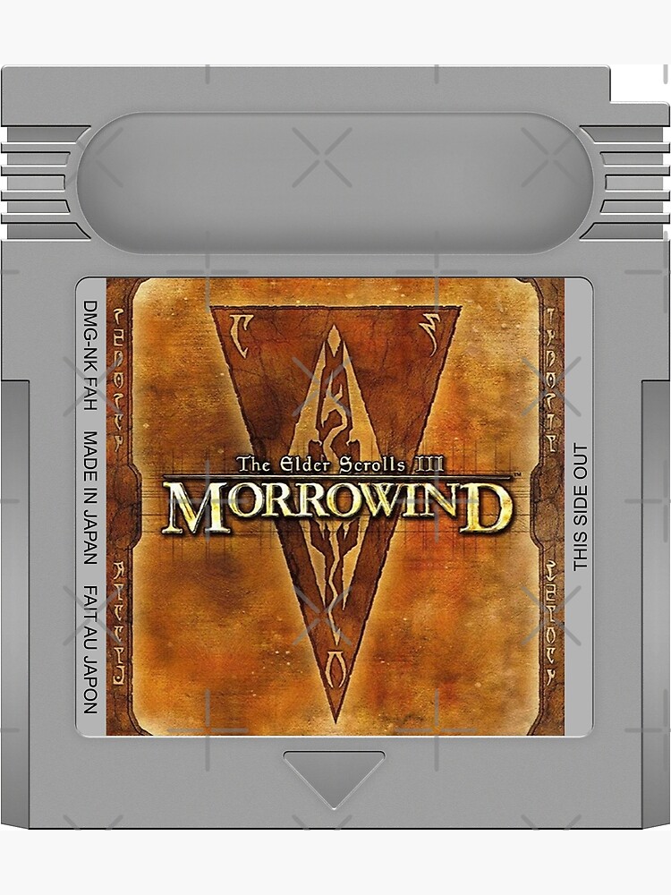 Morrowind Game Cartridge Premium Matte Vertical Poster sold by Black ...