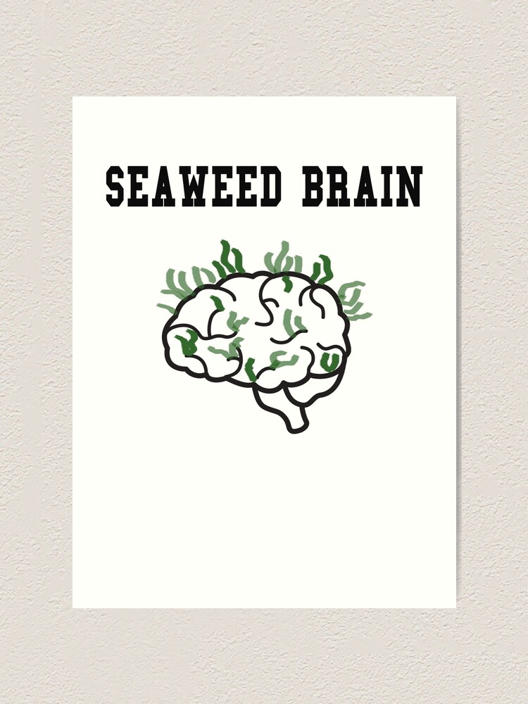 "Seaweed Brain" Art Print by peter-johnson | Redbubble