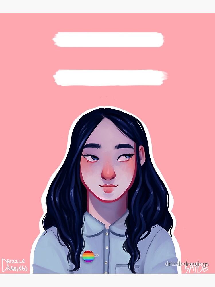 "pride girl" Poster by drizzledrawings | Redbubble