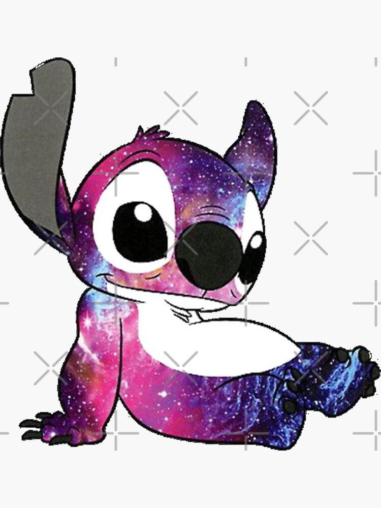 "Stitch-Cute " Sticker for Sale by lazzy-artist | Redbubble