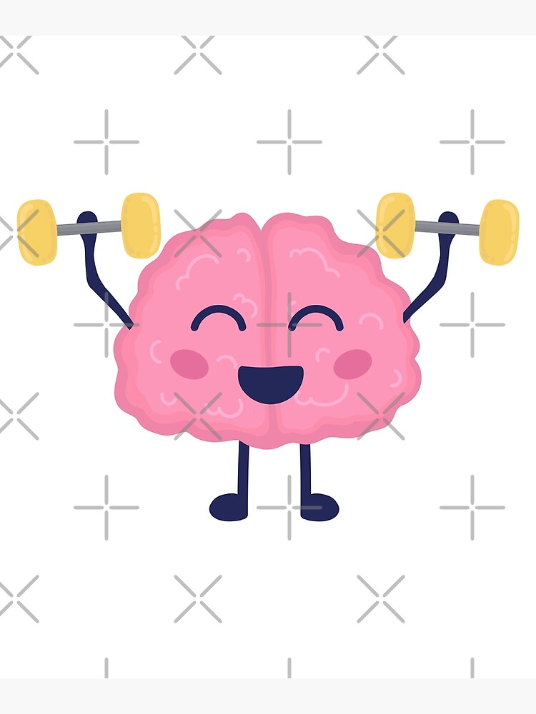 "Cute Brain Workout Pack " Poster for Sale by momiTshop | Redbubble