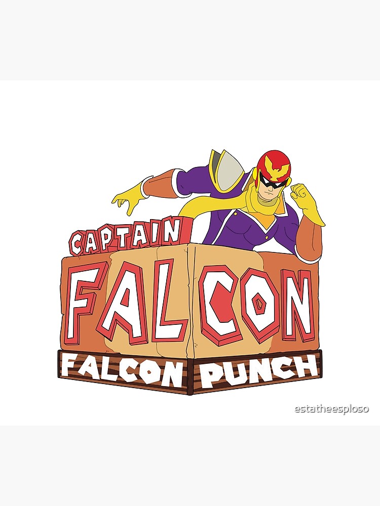 "Captain Falcon - Falcon Punch" Poster for Sale by estatheesploso ...