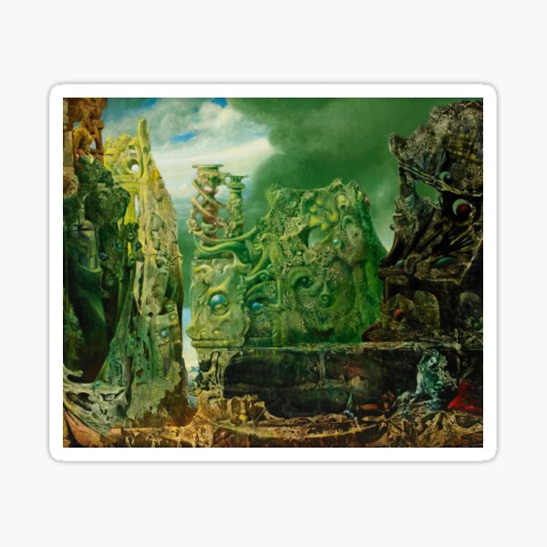 "Max Ernst the Eye of Silence" Sticker for Sale by Megaplus | Redbubble