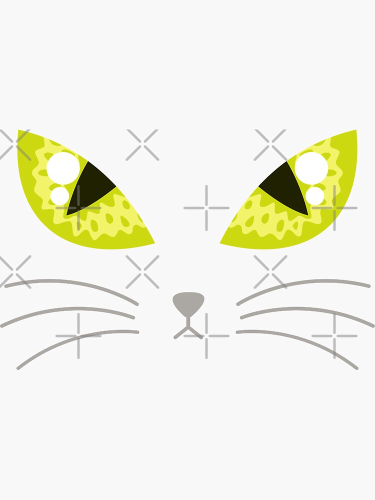 "Black cat reaction" Sticker for Sale by CorneliusDesign | Redbubble