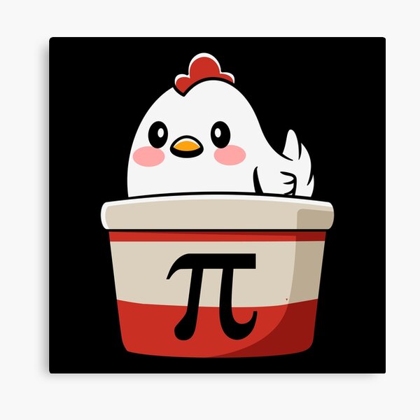 "Cute, funny chicken and pi symbol, funny teacher meme, funny humorous ...