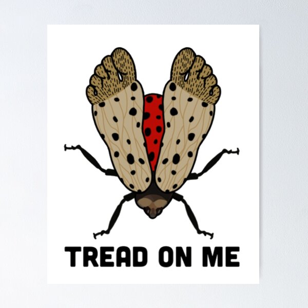 "Spotted Lanternfly" Poster for Sale by radiantdark | Redbubble