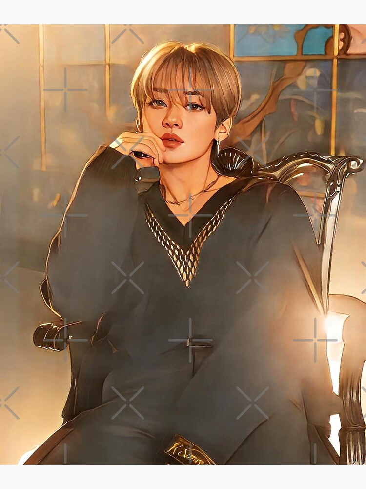 "Lee know fanart STRAY KIDS skz" Poster for Sale by Monahh98 | Redbubble