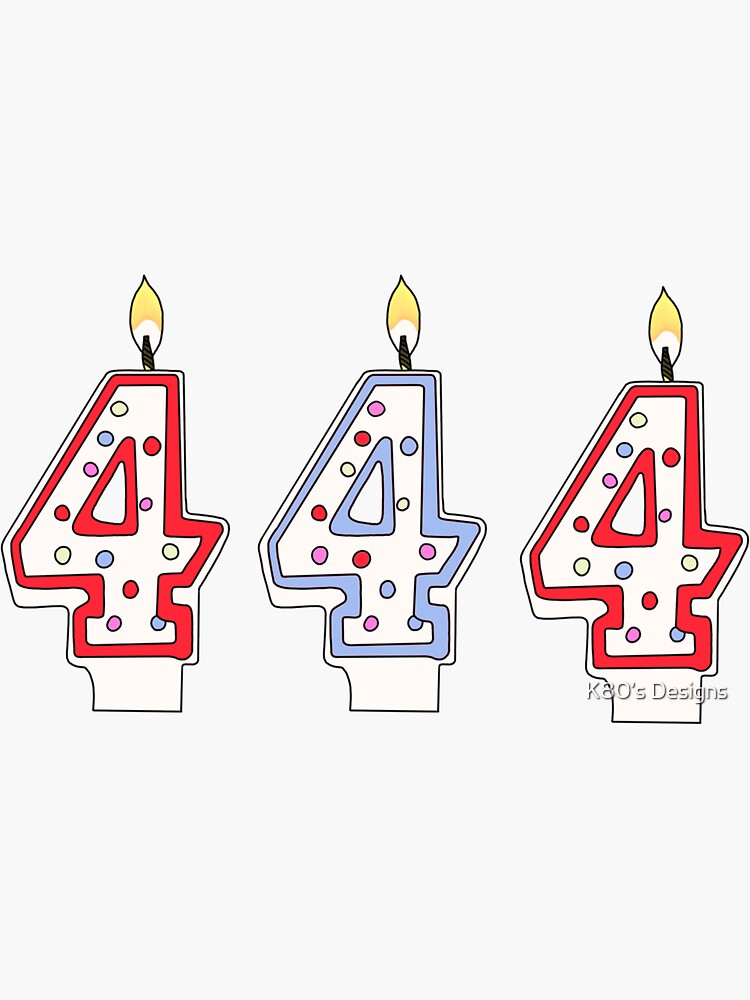 "444 cake" Sticker for Sale by Kaitlynperdomo | Redbubble