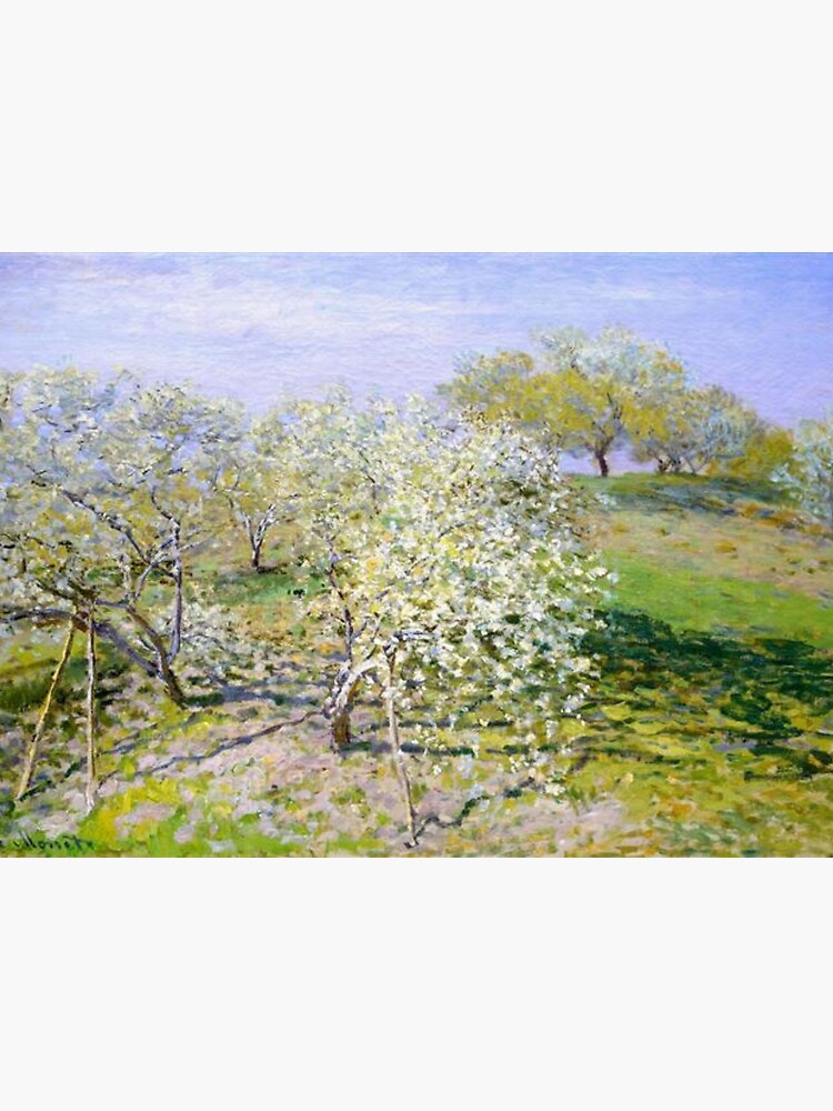 "Apple Trees in Bloom, Claude Monet" Poster for Sale by zakariakrimo ...