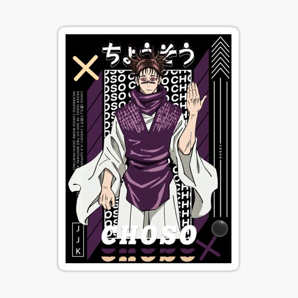 "Choso - Jujutsu Kaisen, Choso jjk" Sticker for Sale by Saghanime ...