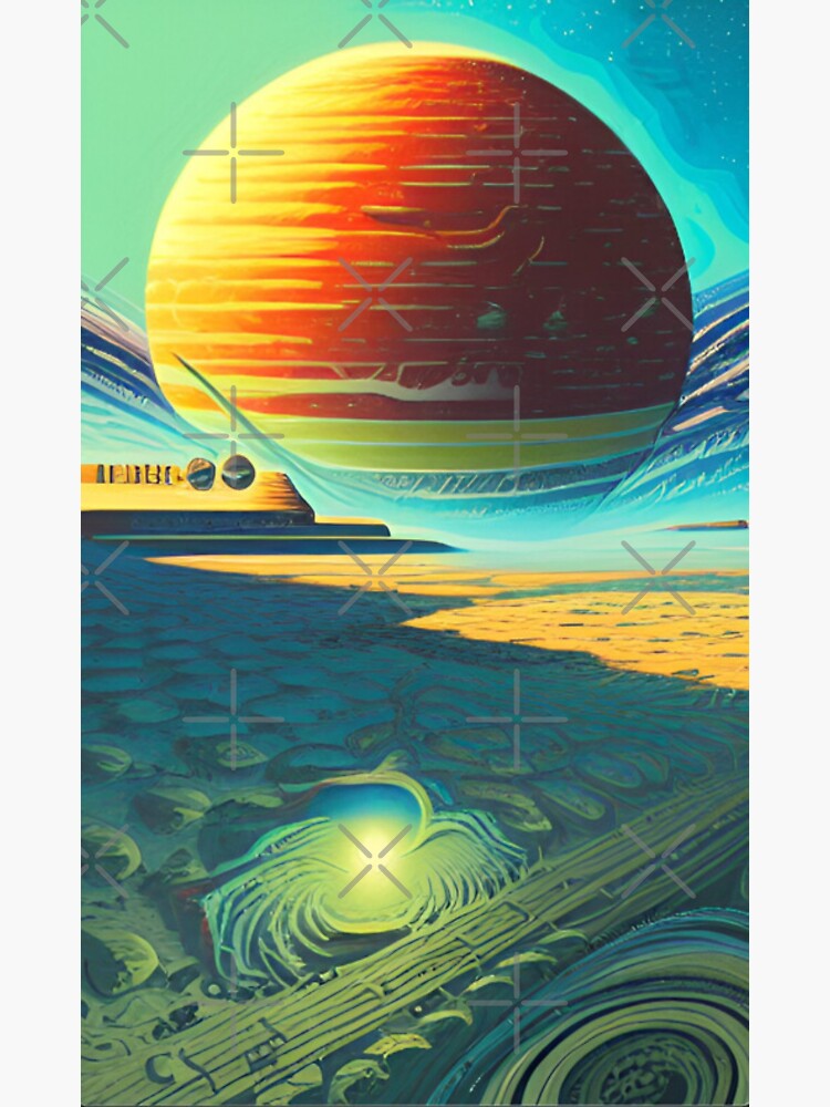 "Sand Planet" Sticker for Sale by Astronema | Redbubble