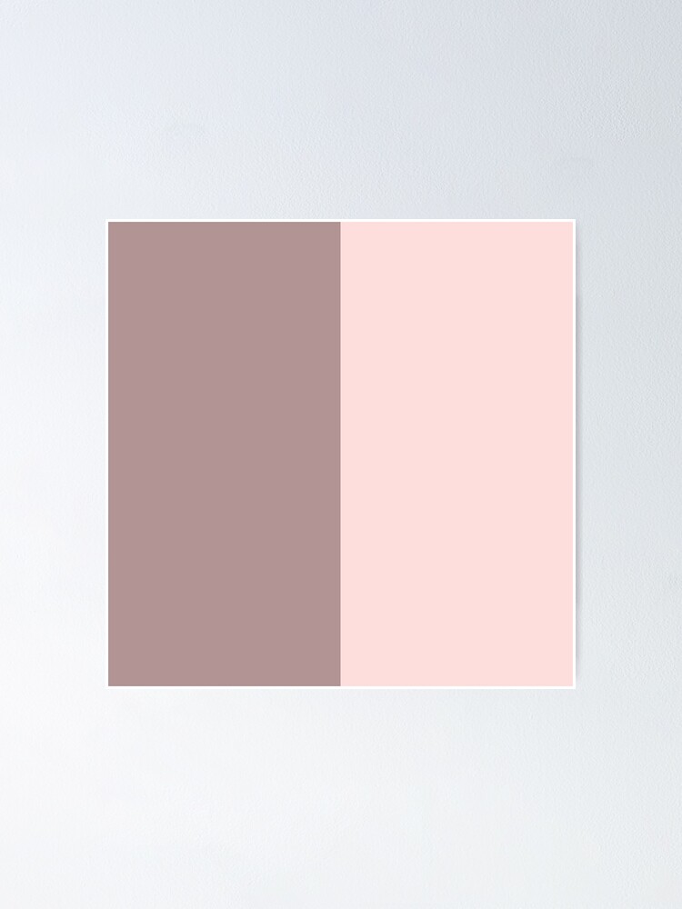 "half and half color" Poster for Sale by bluepearl22 | Redbubble