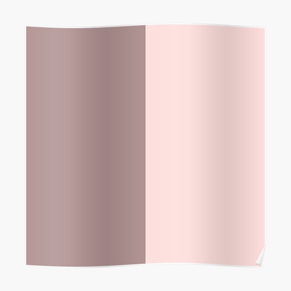 "half and half color" Poster for Sale by bluepearl22 | Redbubble