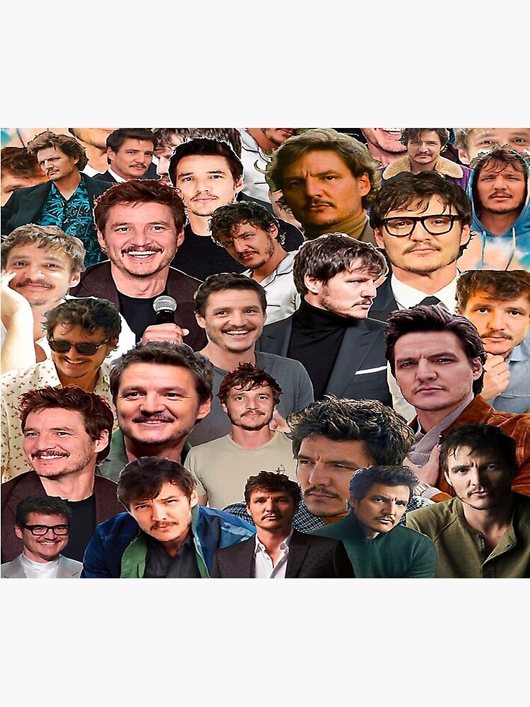 "Pedro Pascal Photo Collage" Throw Blanket for Sale by MCTOK | Redbubble