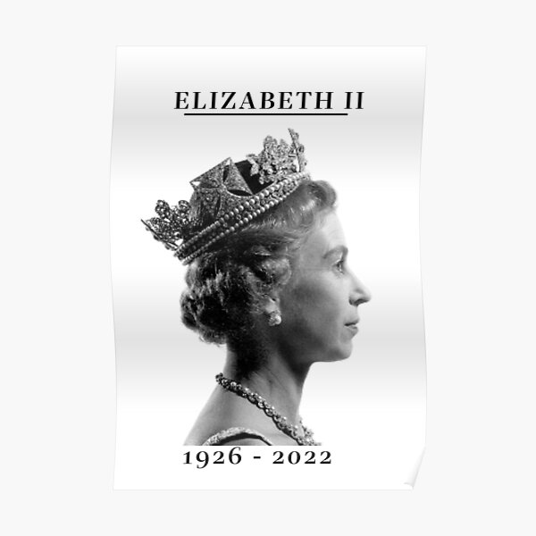 "RIP Queen Elizabeth" Poster for Sale by luxury-shp | Redbubble