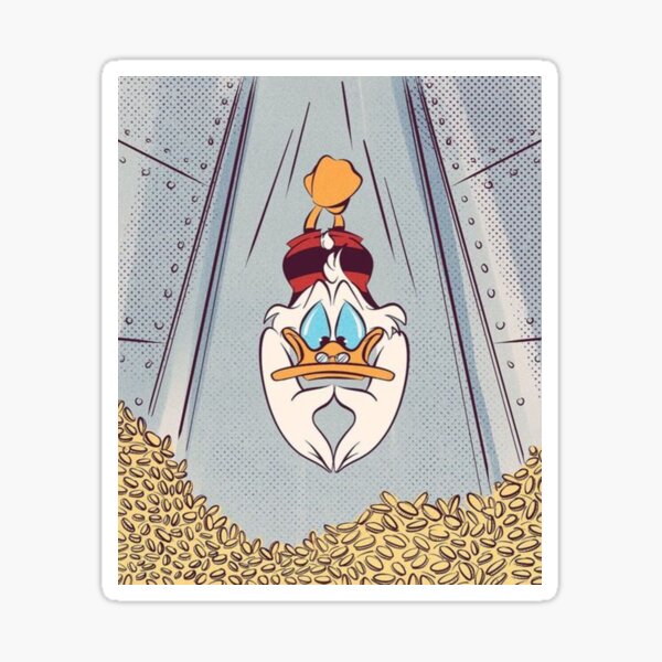"Scrooge McDuck" Sticker for Sale by GEK-NERD | Redbubble