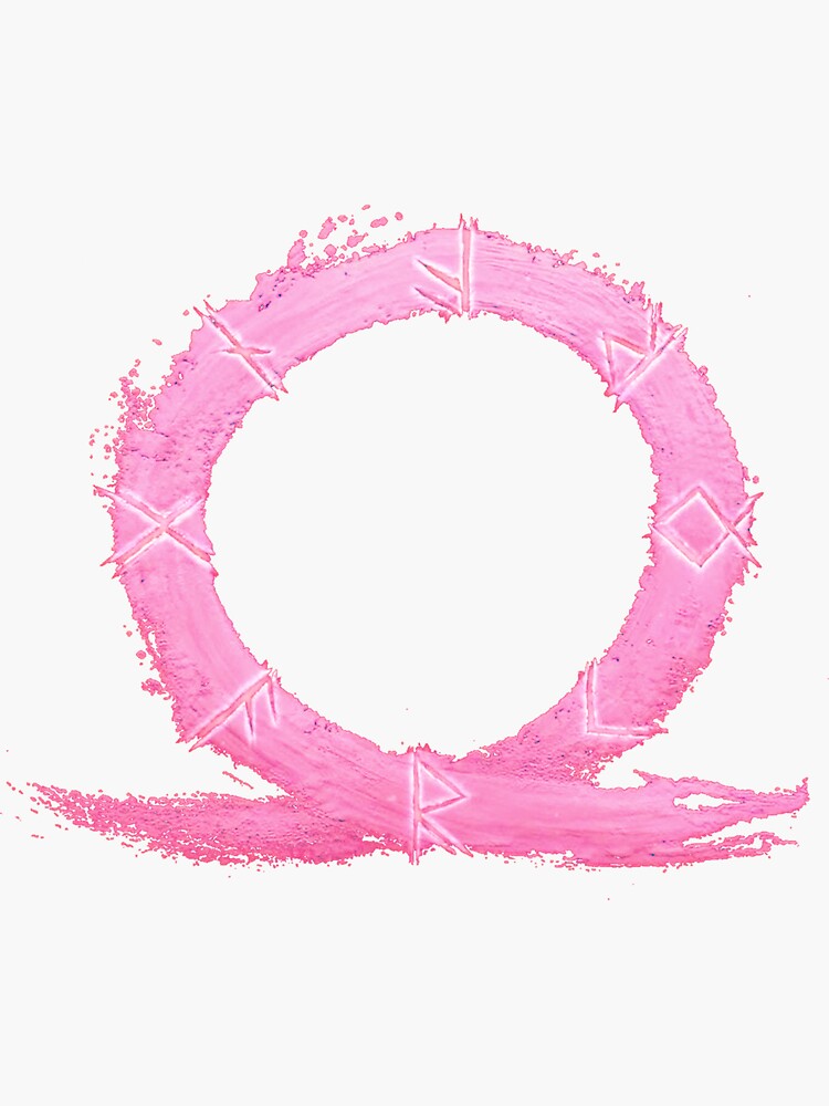 "God of War Ragnarok Pink" Sticker for Sale by SakuraSoup | Redbubble
