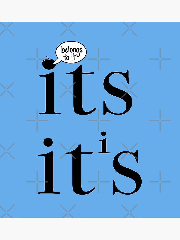 "Its It's Grammar Police" Greeting Card for Sale by Olivia Ossege ...