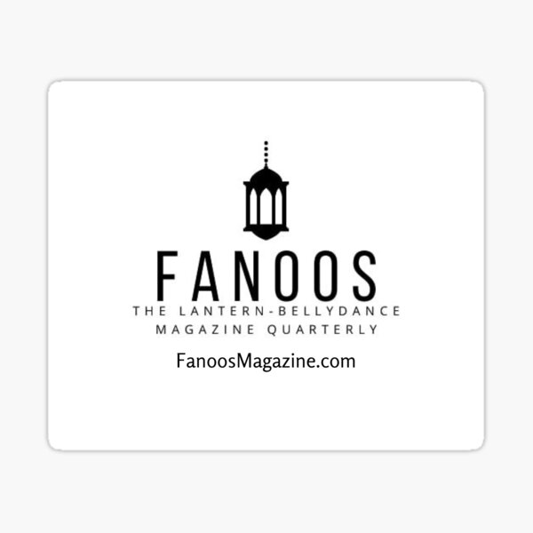 "Fanoos Magazine Logo" Sticker for Sale by orianabellydnce | Redbubble