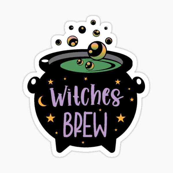 "Witches Brew " Sticker for Sale by AmazingArtMandi | Redbubble