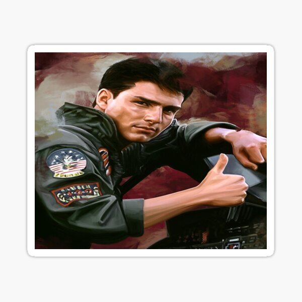 "Top Gun" Sticker for Sale by OLMP | Redbubble