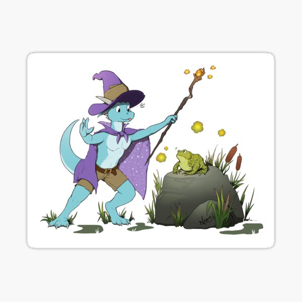 "Kobold Wizard" Sticker for Sale by Nyhgault | Redbubble