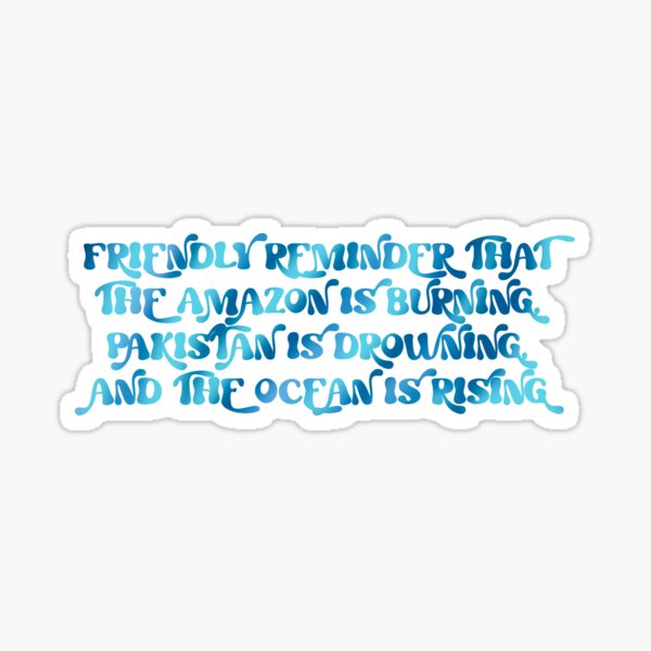 "Friendly Reminder " Sticker for Sale by princesssomo21 | Redbubble