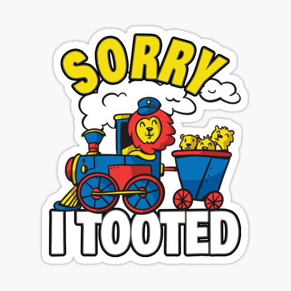 "Cute Lion Model Railroad Enthusiast Train Lovers Sorry I Tooted Train ...