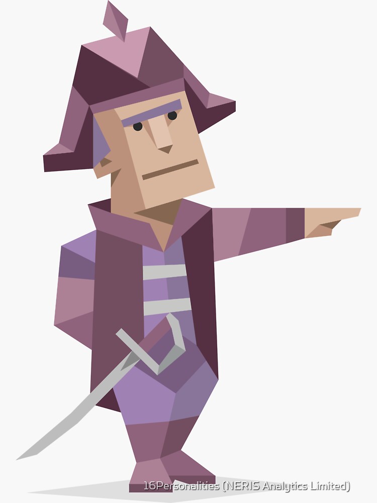 "Commander Personality (ENTJ-A / ENTJ-T)" Sticker for Sale by ...