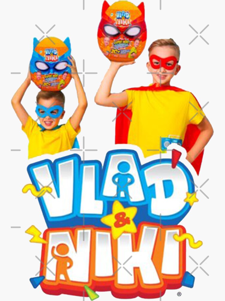 "vlad and niki" Sticker for Sale by Elza-Steuber | Redbubble