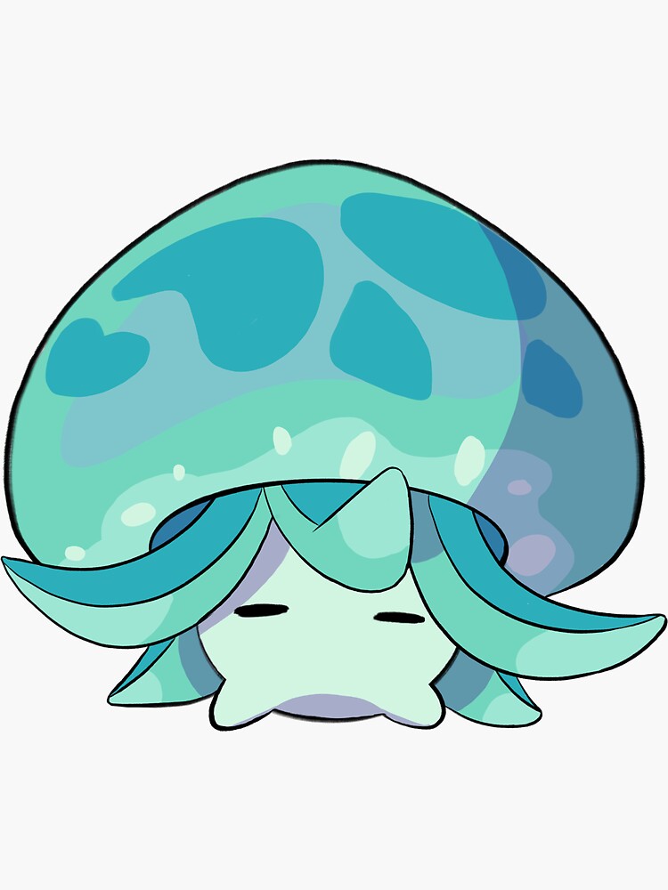 "Genshin Impact Hydro Fungi " Sticker for Sale by Nykrome | Redbubble